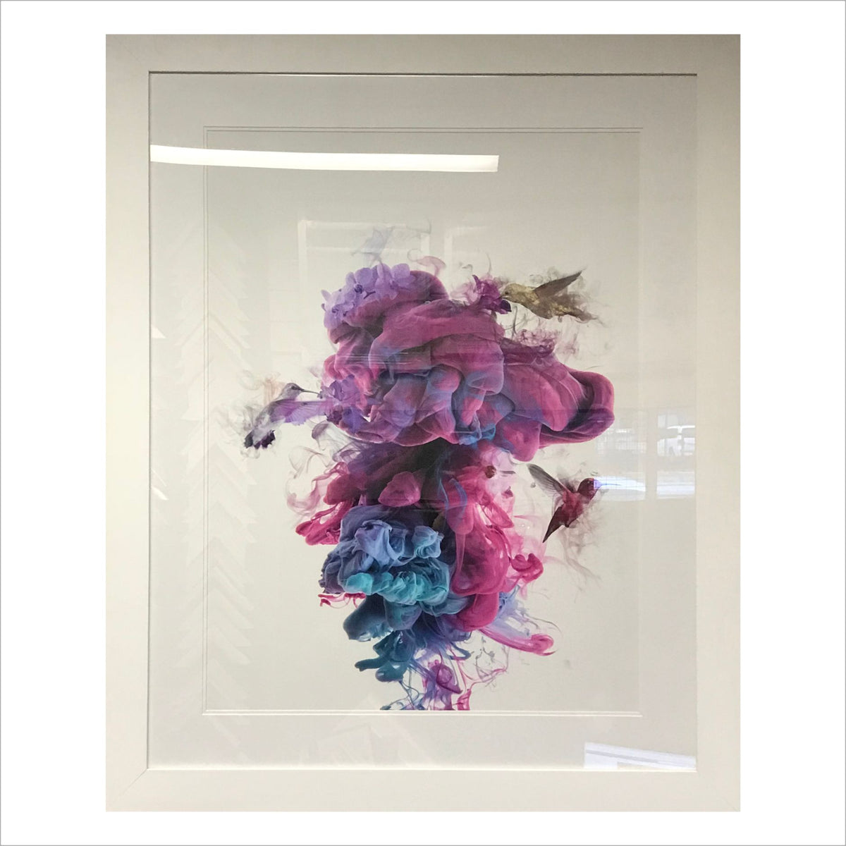 3 Hummingbirds – Picture and Frame